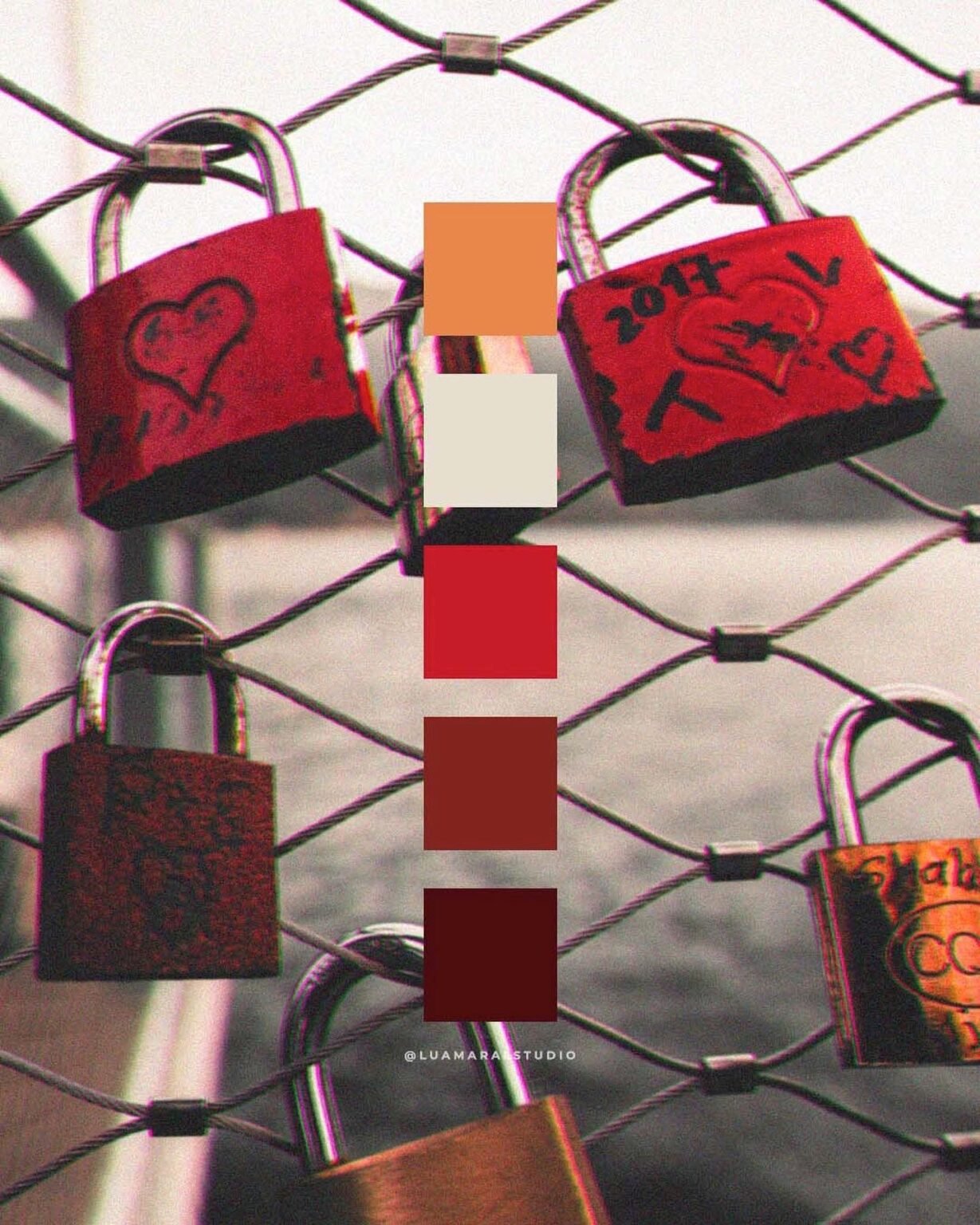 Beautiful Lovecore aesthetic color palettes for Valentine's Day ...