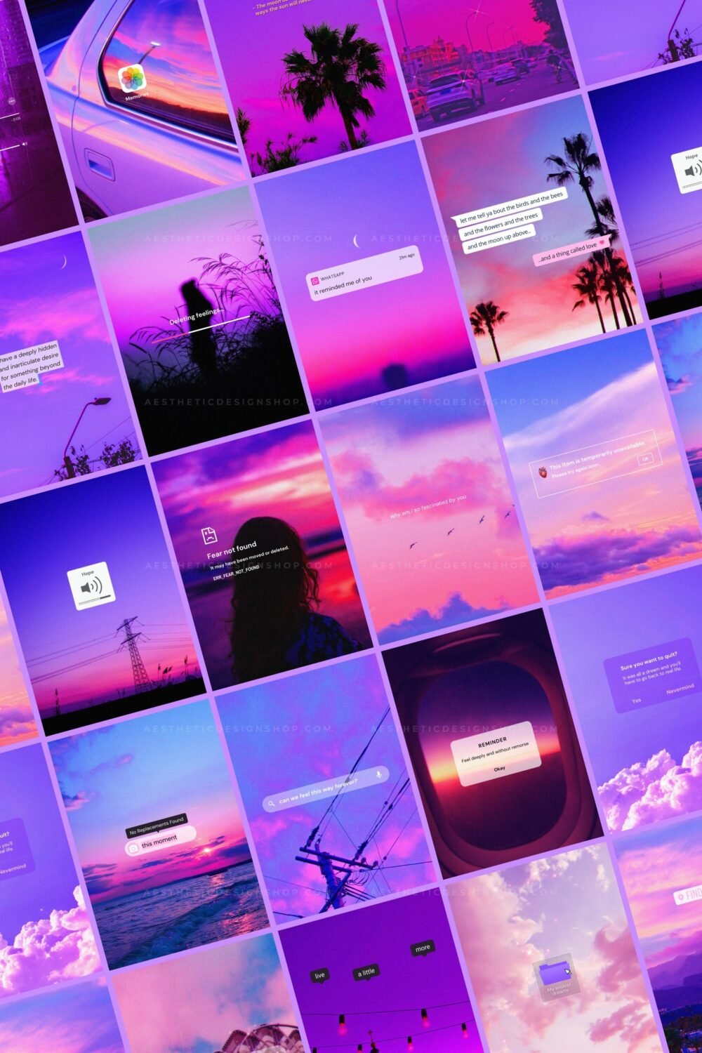 20 Lofi aesthetic tech interface templates ⋆ The Aesthetic Shop