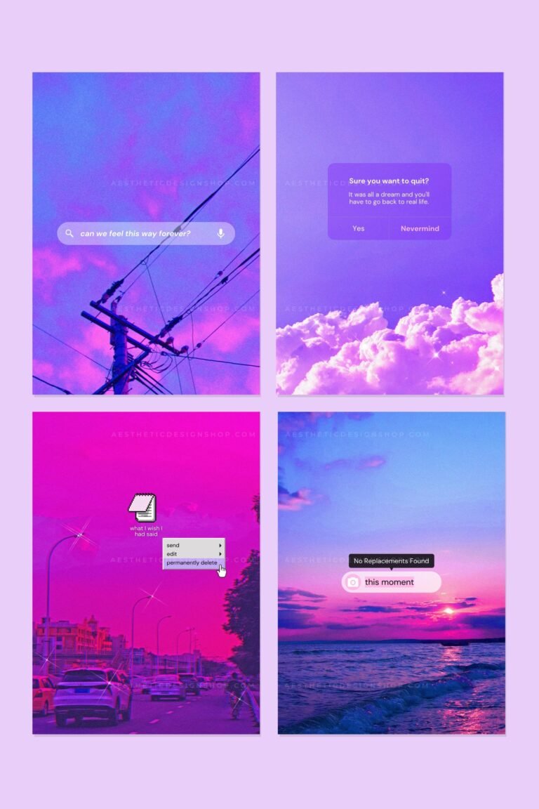 20 Lofi aesthetic tech interface templates ⋆ The Aesthetic Shop
