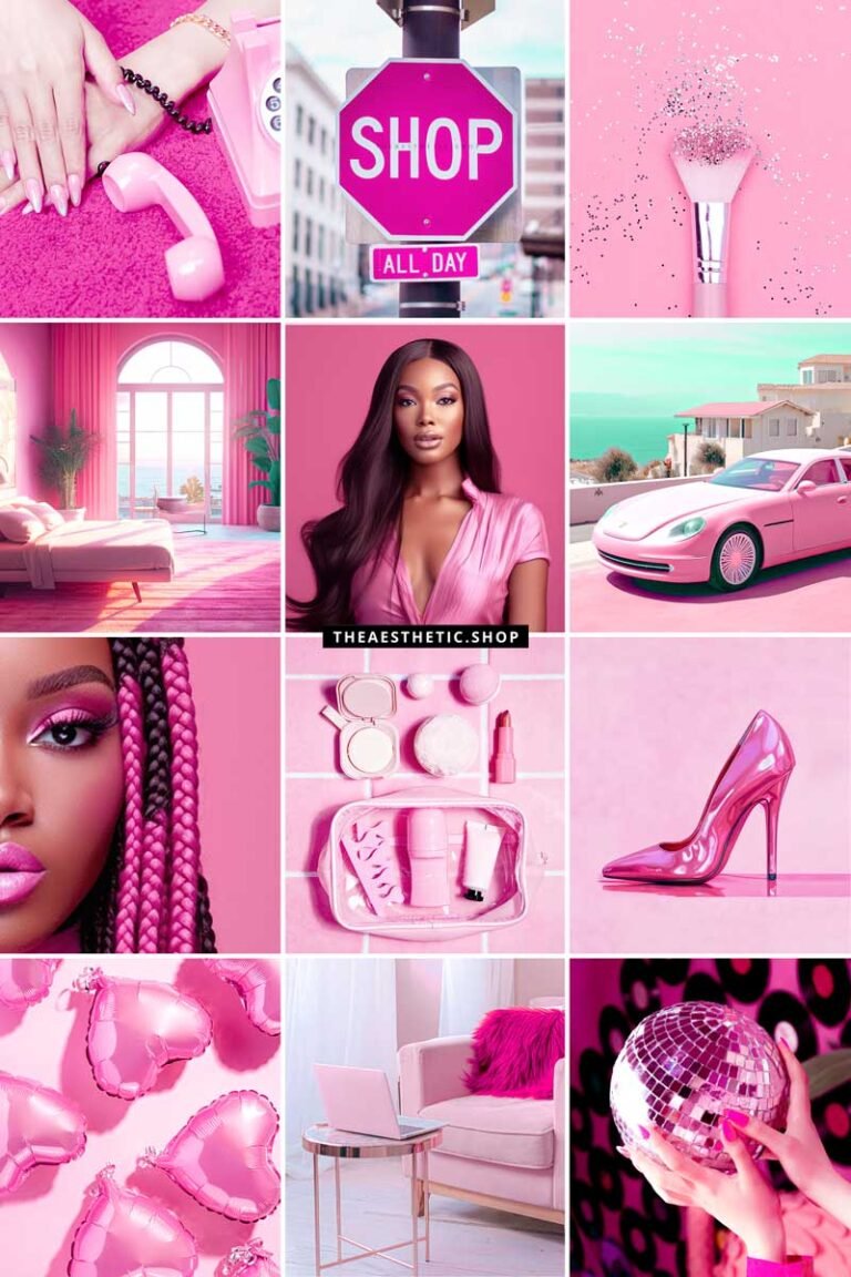 30 Barbiecore aesthetic high-resolution DIGITAL images (with their ...
