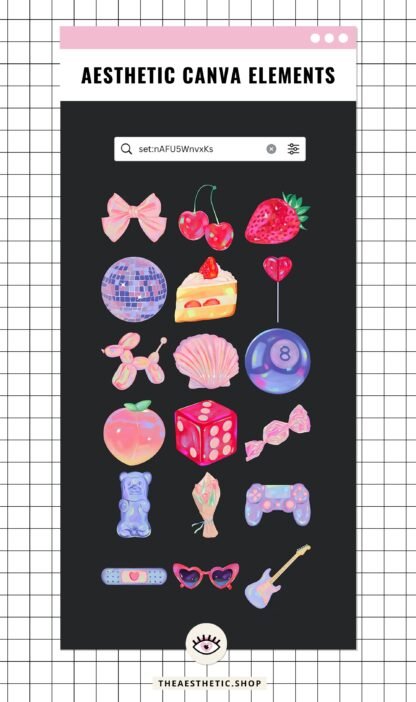 FREE Aesthetic Canva Elements we Love ⋆ The Aesthetic Shop