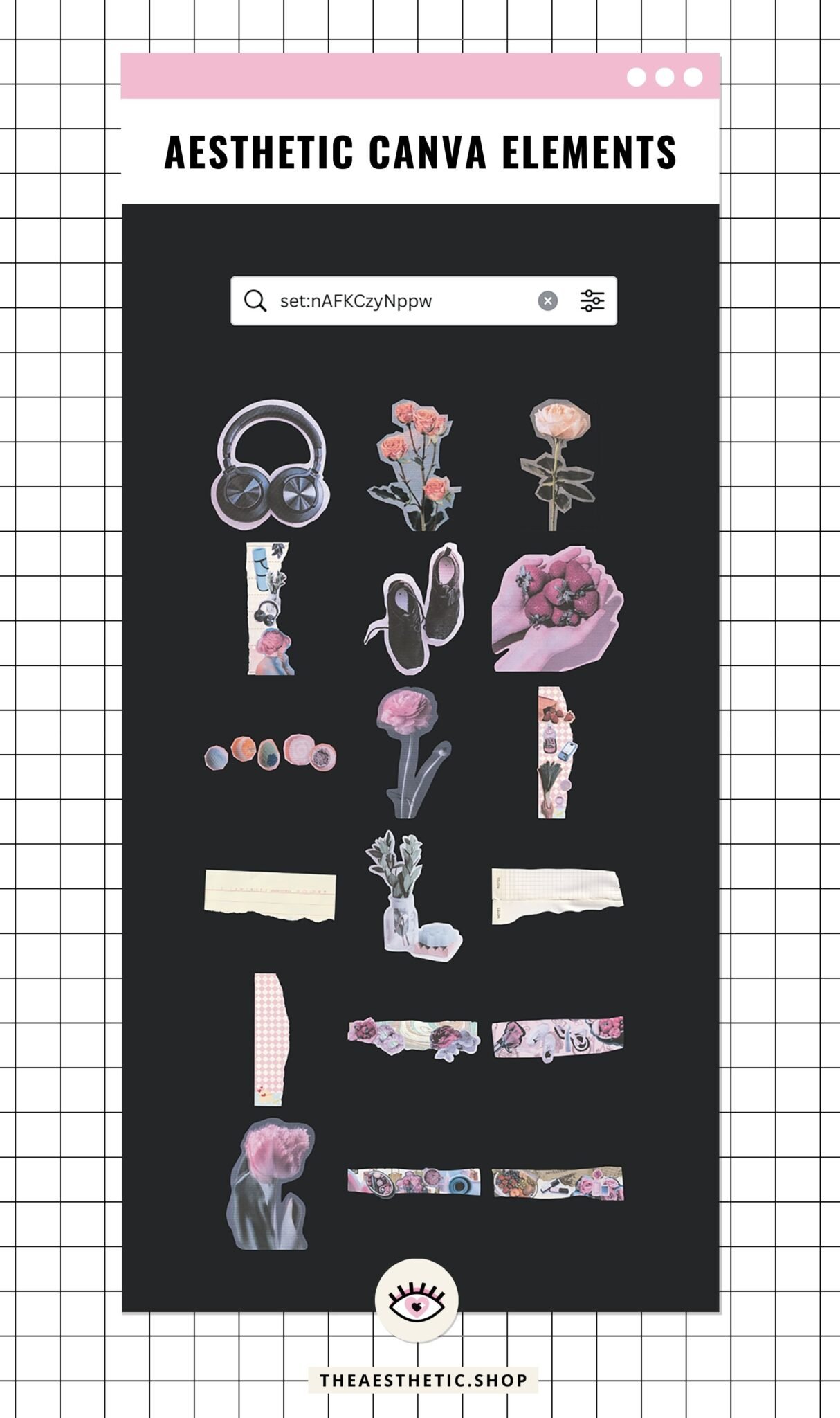 FREE Aesthetic Canva Elements we Love ⋆ The Aesthetic Shop