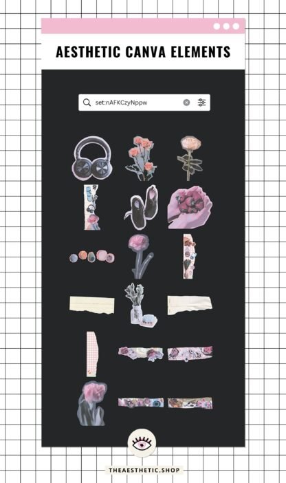 FREE Aesthetic Canva Elements we Love ⋆ The Aesthetic Shop