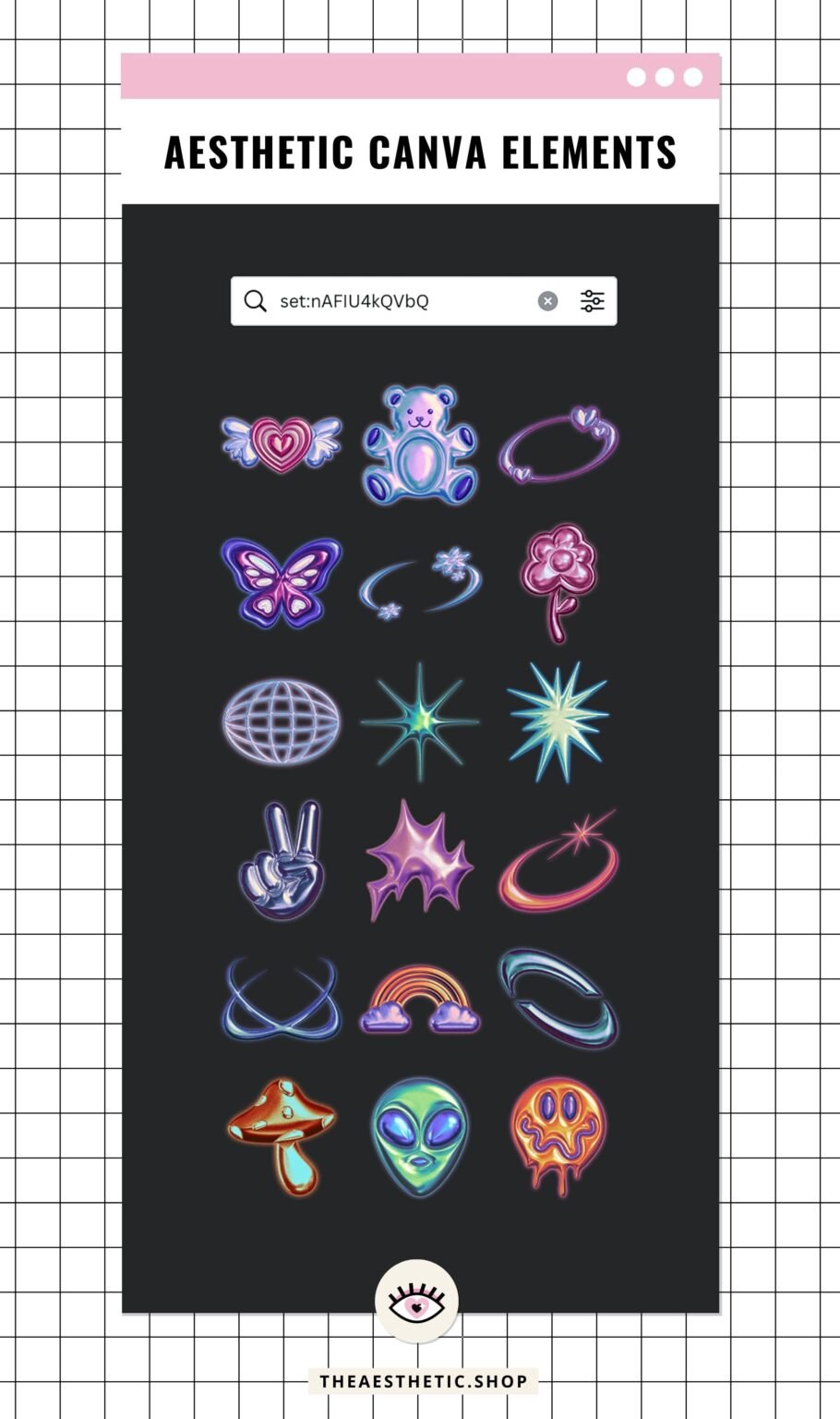 FREE Aesthetic Canva Elements we Love ⋆ The Aesthetic Shop