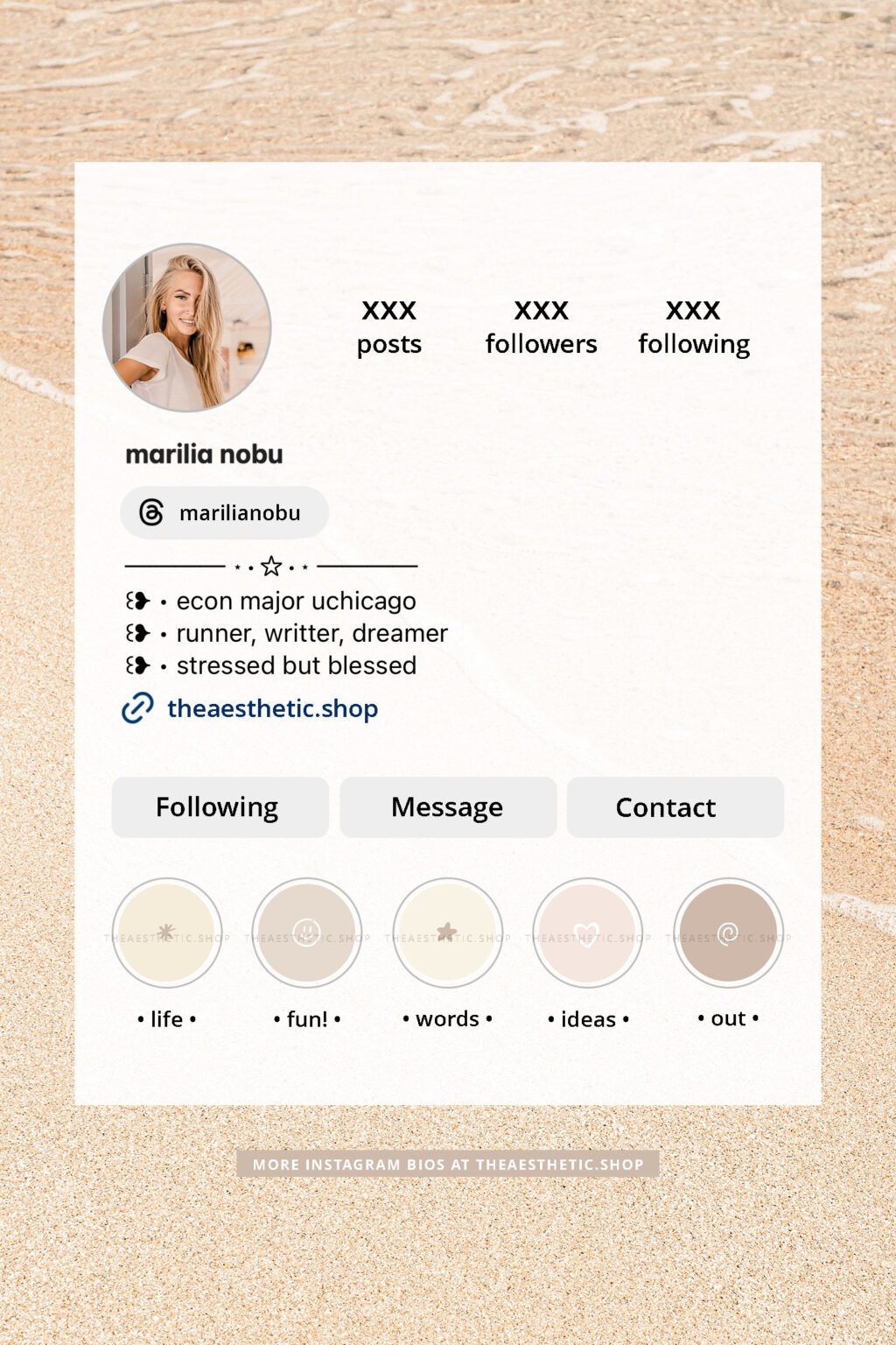 Aesthetic Instagram bio ideas copy/paste – part 5: vanilla girl ...