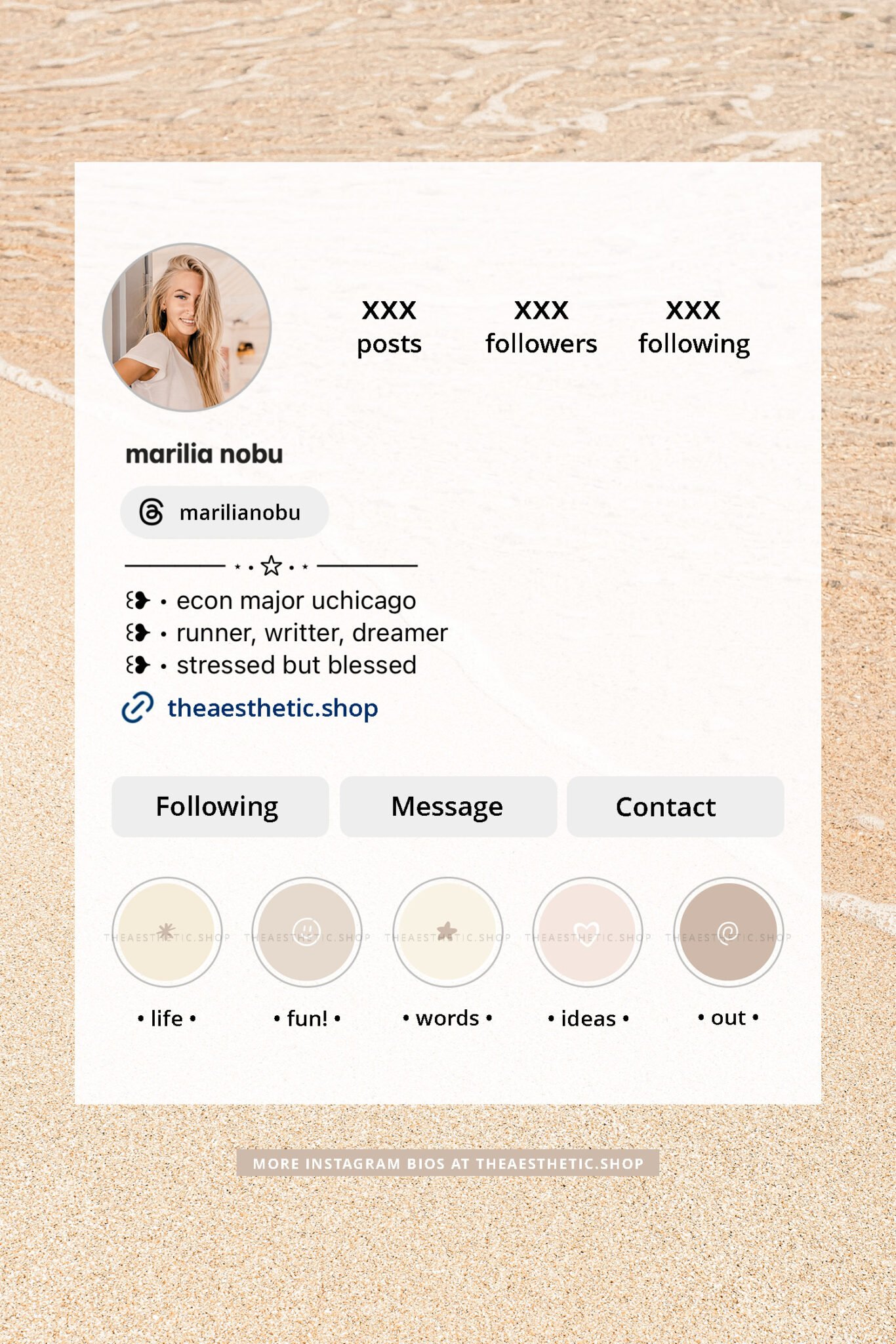 Aesthetic Instagram bio ideas copy/paste – part 5: vanilla girl ...