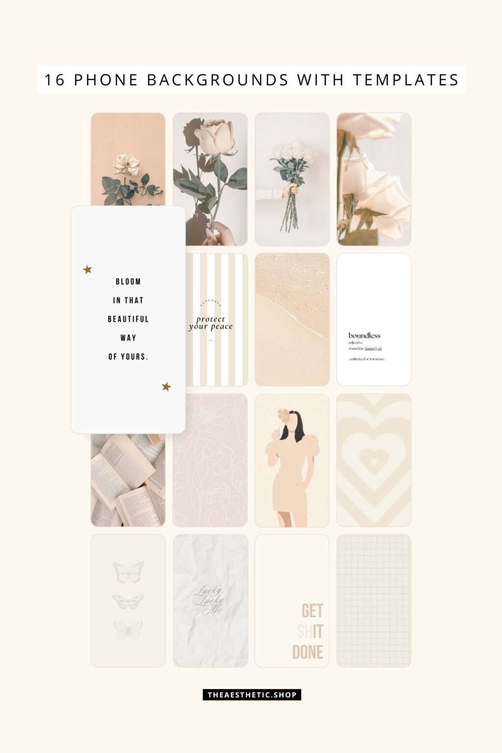Vanilla Girl Aesthetic Customization Kit ⋆ The Aesthetic Shop