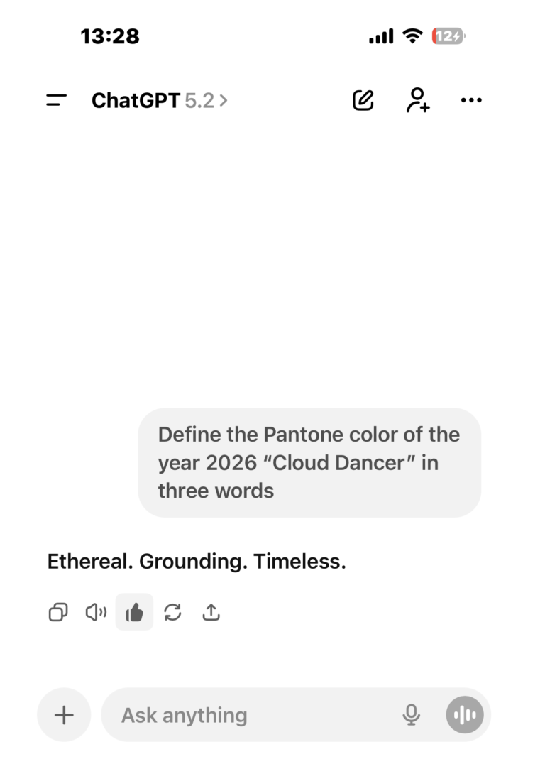 Pantone Color of the Year 2026: Cloud Dancer, and Why I Knew It Would ...